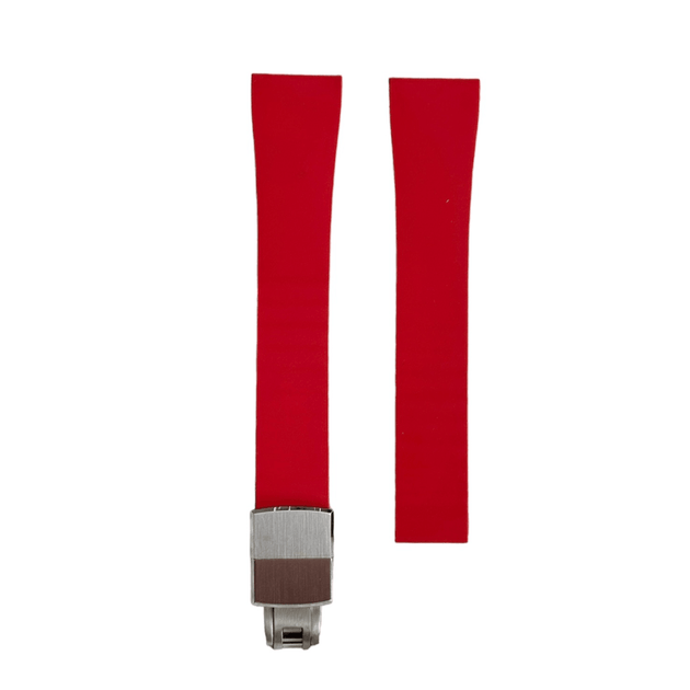 Red 20mm Universal Rubber Strap