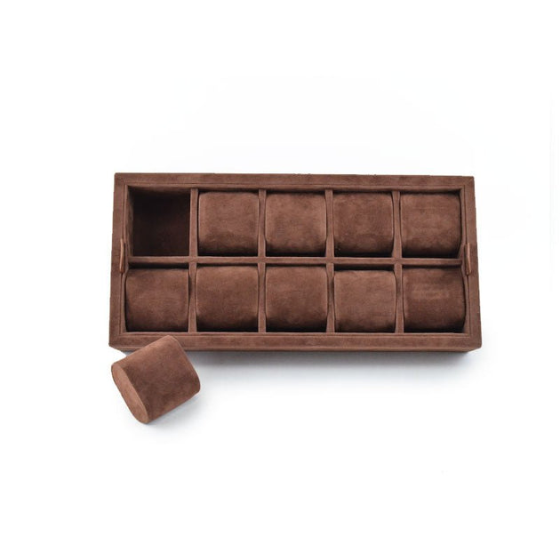 Green Saffiano Leather Collector Watch Box